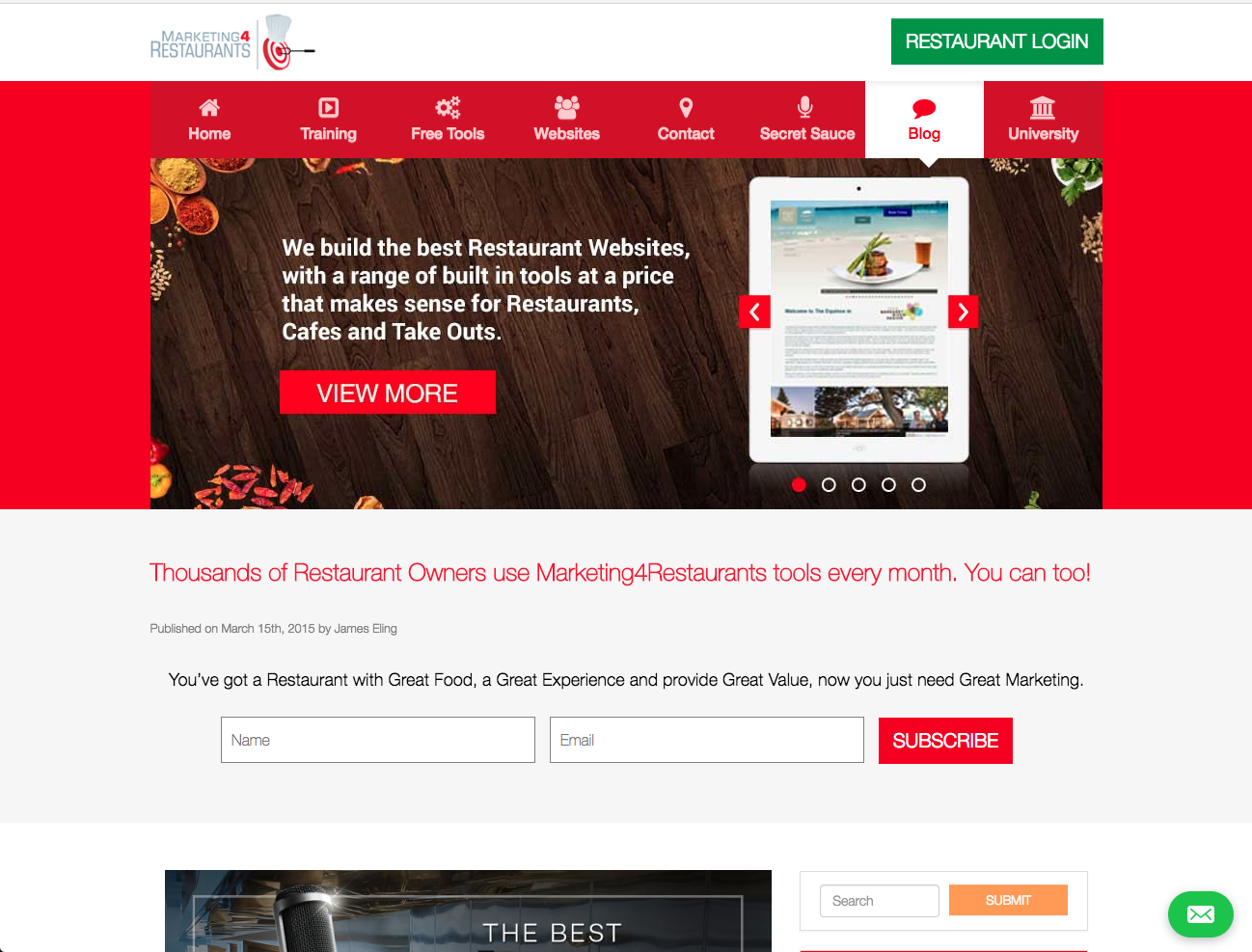 33 Of The Best Restaurant Blogs to Read For Anyone in F&B | CandyBar.co ...