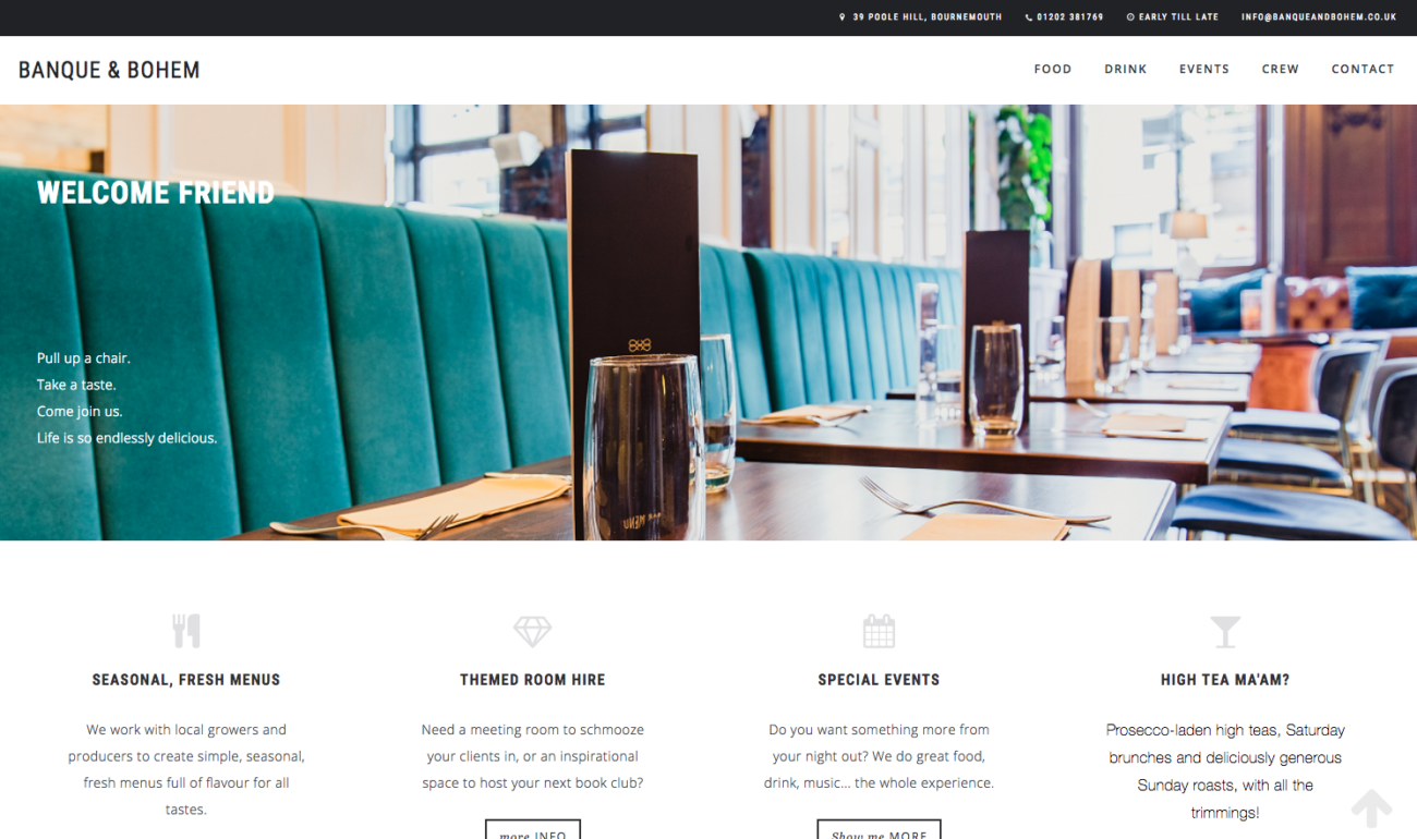 150 Amazing Restaurant Website Design Examples – CandyBar