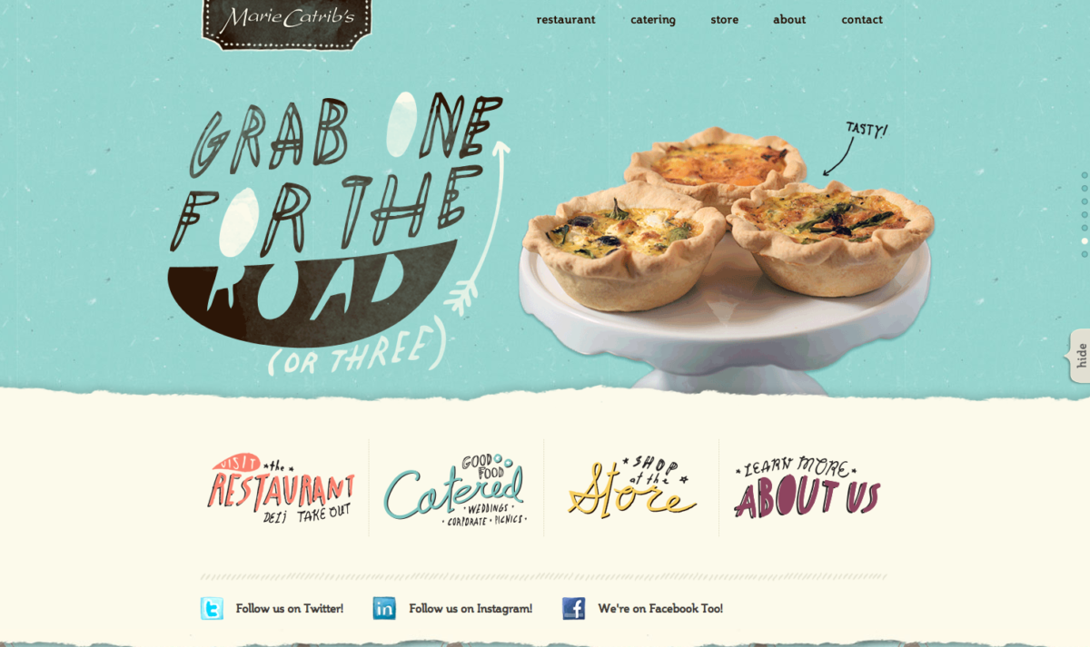 150 Amazing Restaurant Website Design Examples – CandyBar.co Blog