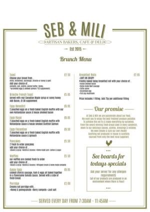 11 Of The Best Restaurant Menu Examples – CandyBar.co Blog